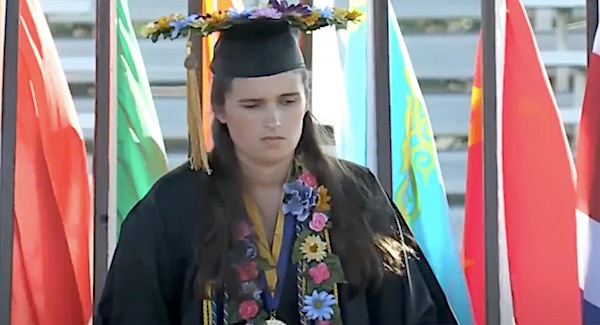 ‘God gave you a voice, use it,’ says valedictorian with non-verbal ...